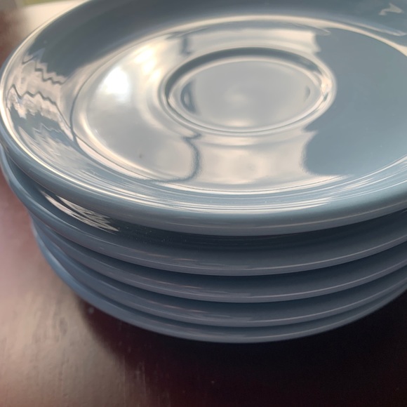 Fiestaware | Dining | 5 Fiesta Periwinkle Blue Saucers Discontinued ...